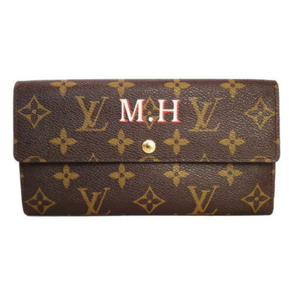 Louis Vuitton | Bags | Louis Vuitton Monogram Long Wallet Sara Lining ...